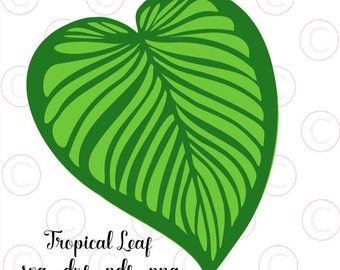 Round-tip Vine Leaf Template Paper Vine Templates Paper Leaf | Etsy