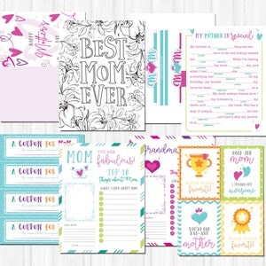 PRINTABLE Kids Mother's Day Cards, Mother's Day Printable Coupons ...