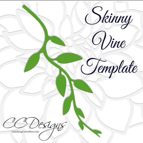 Vine SVG Cut File SVG Files Leaf and Vine Templates Paper - Etsy
