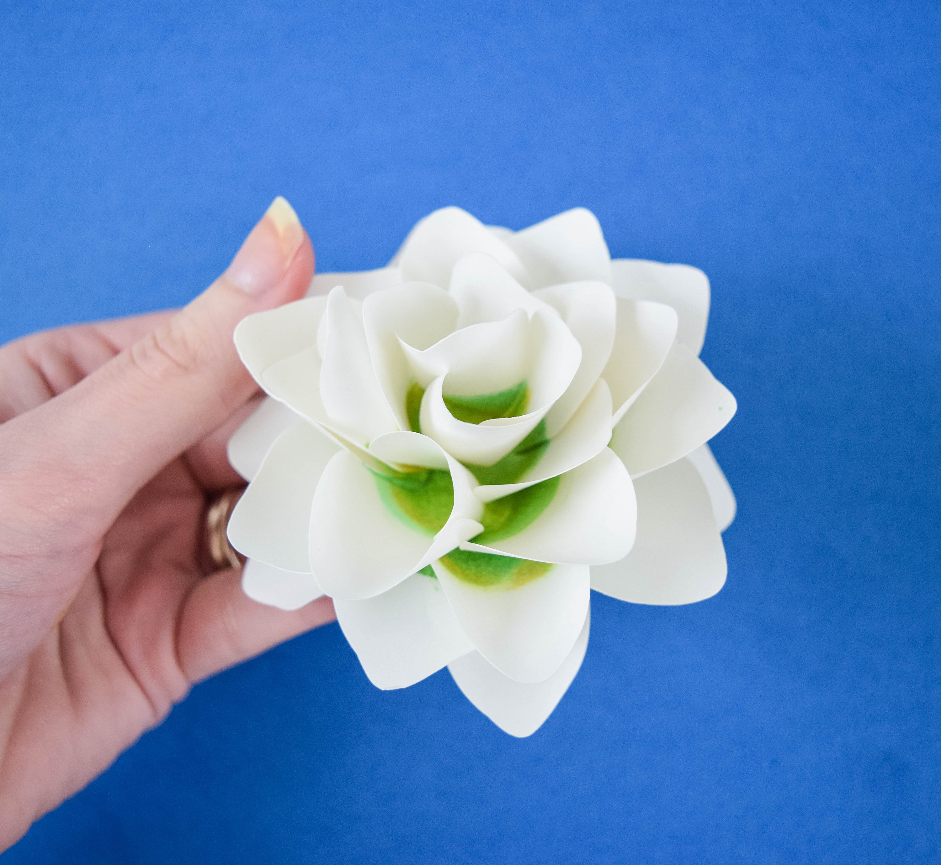 Lily Paper Flower Templates Paper Flowers SVG Cut Files and - Etsy