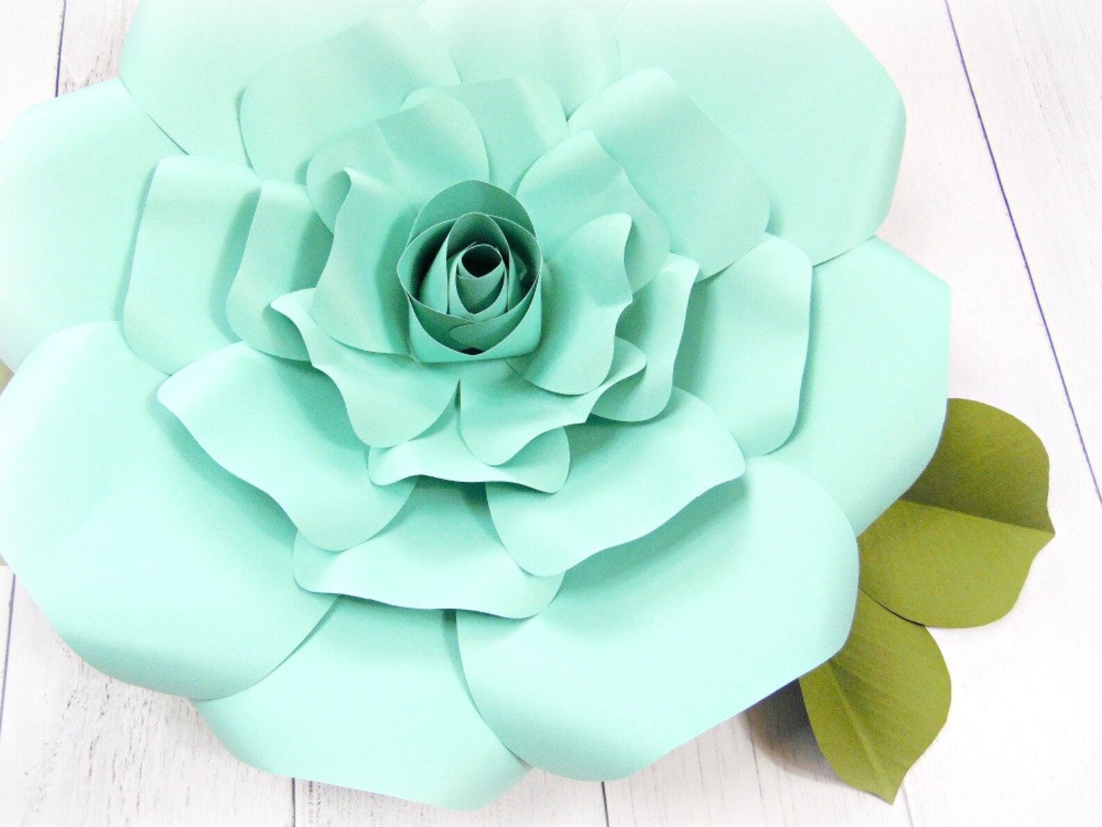 Giant Paper Roses Large Paper Flower Roses Rose Templates & Tutorials ...