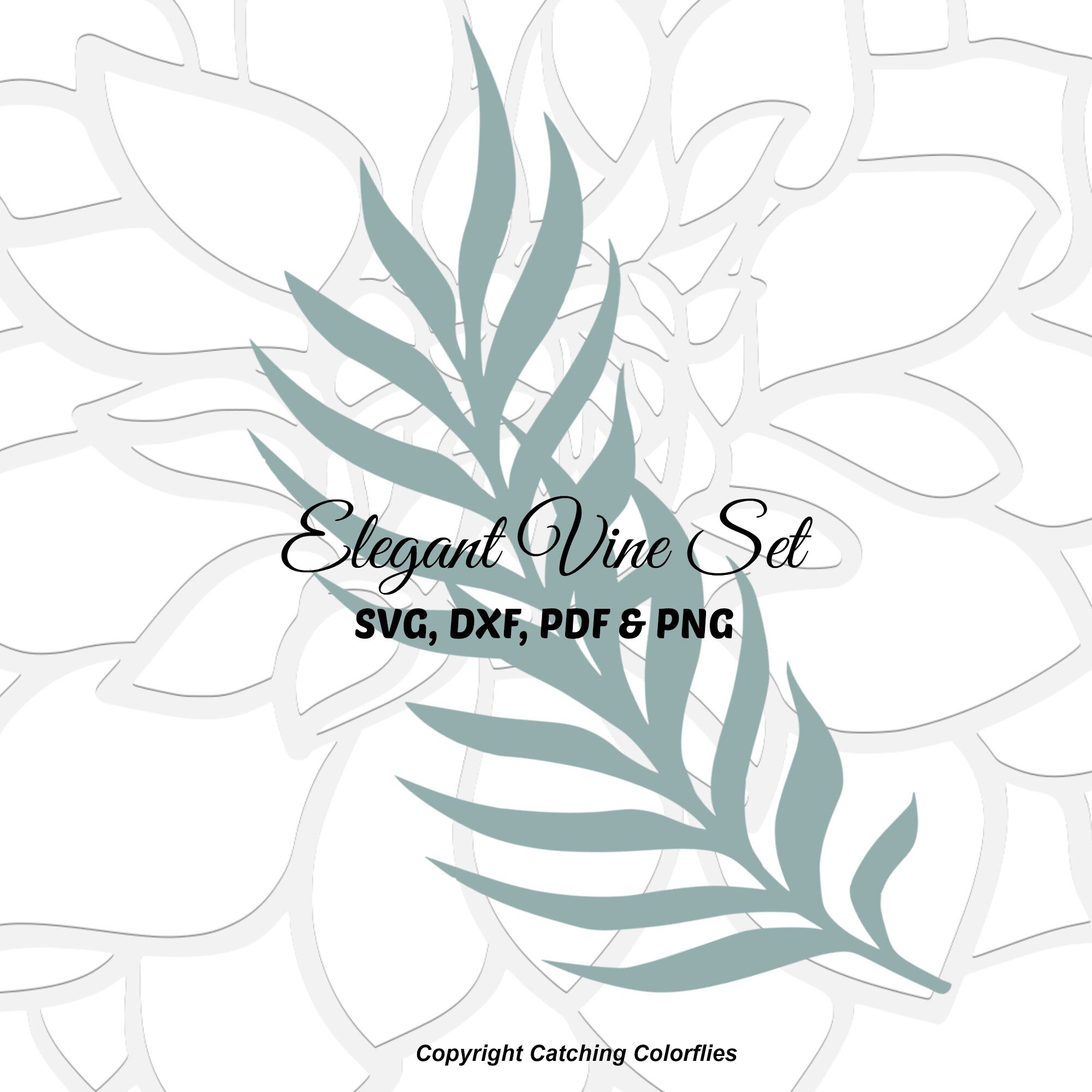 Leaf Vine Template Set Paper Vine & Leaves Paper Flower Leaf | Etsy