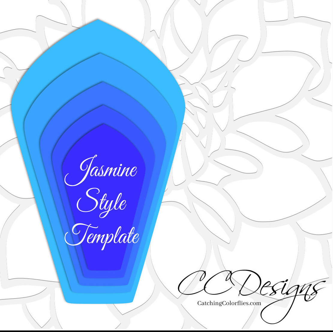 Large Flower SVG Files Giant DIY Paper Flowers Floral SVG - Etsy