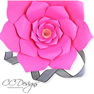 Paper Flowers, Large Paper Flowers, Template Patterns & Tutorials, DIY ...