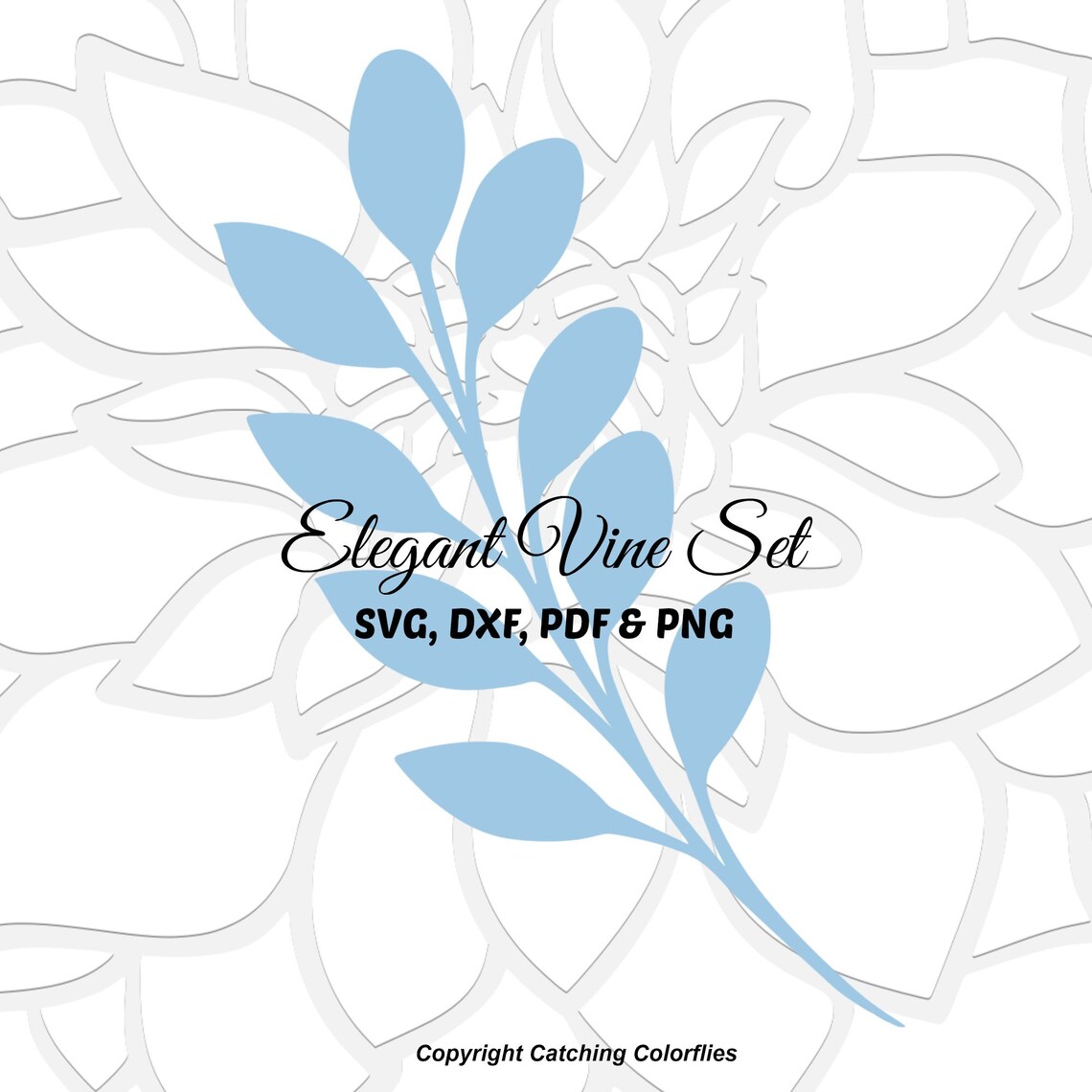 Leaf Vine Template Set Paper Vine & Leaves Paper Flower Leaf | Etsy