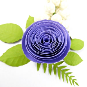 Paper Flower Rolled Rosette Templates, Printable PDF Rolled Rosettes ...