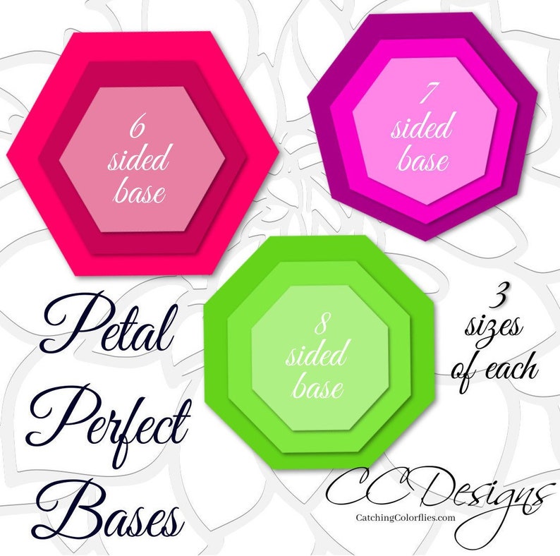 Bases for Large Paper Flowers, Base Template for Giant Paper Flowers ...