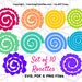 Paper Flower Rolled Rosette Templates, Printable PDF Rolled Rosettes ...