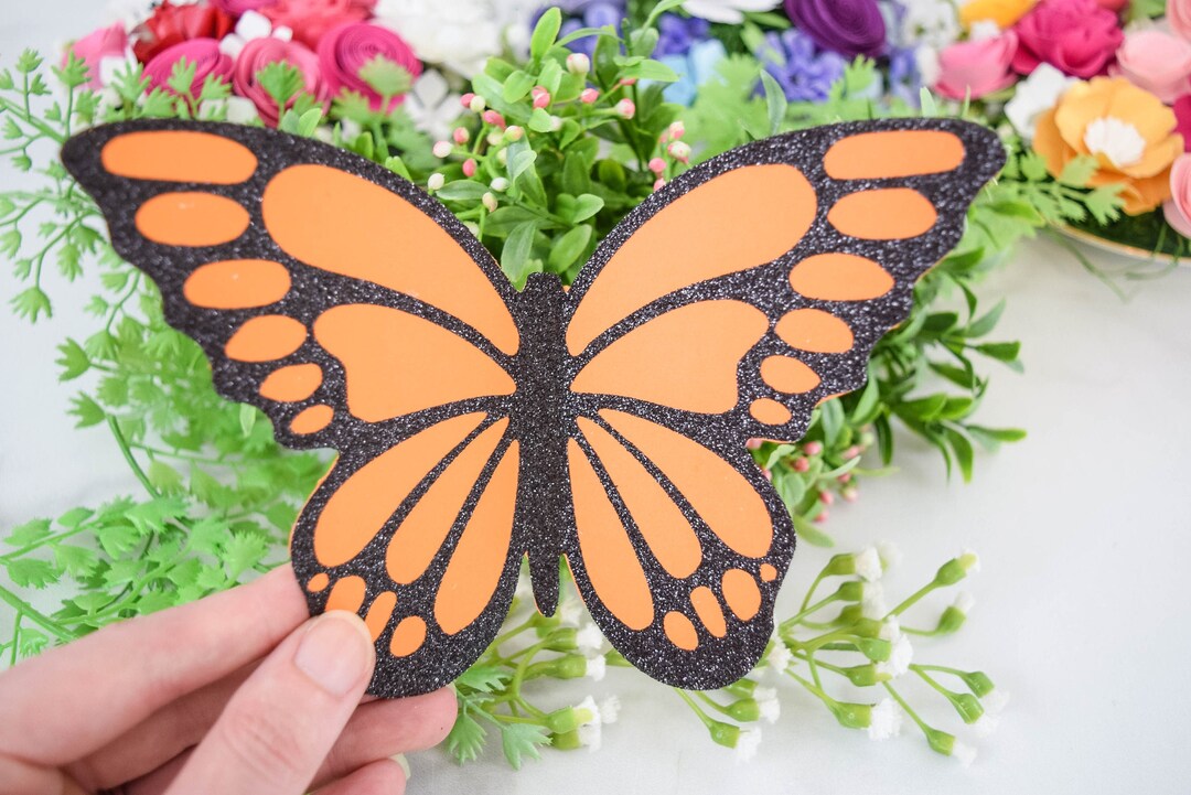Butterfly SVG, Monarch Butterfly SVG Templates, Set of 3 Butterflies ...