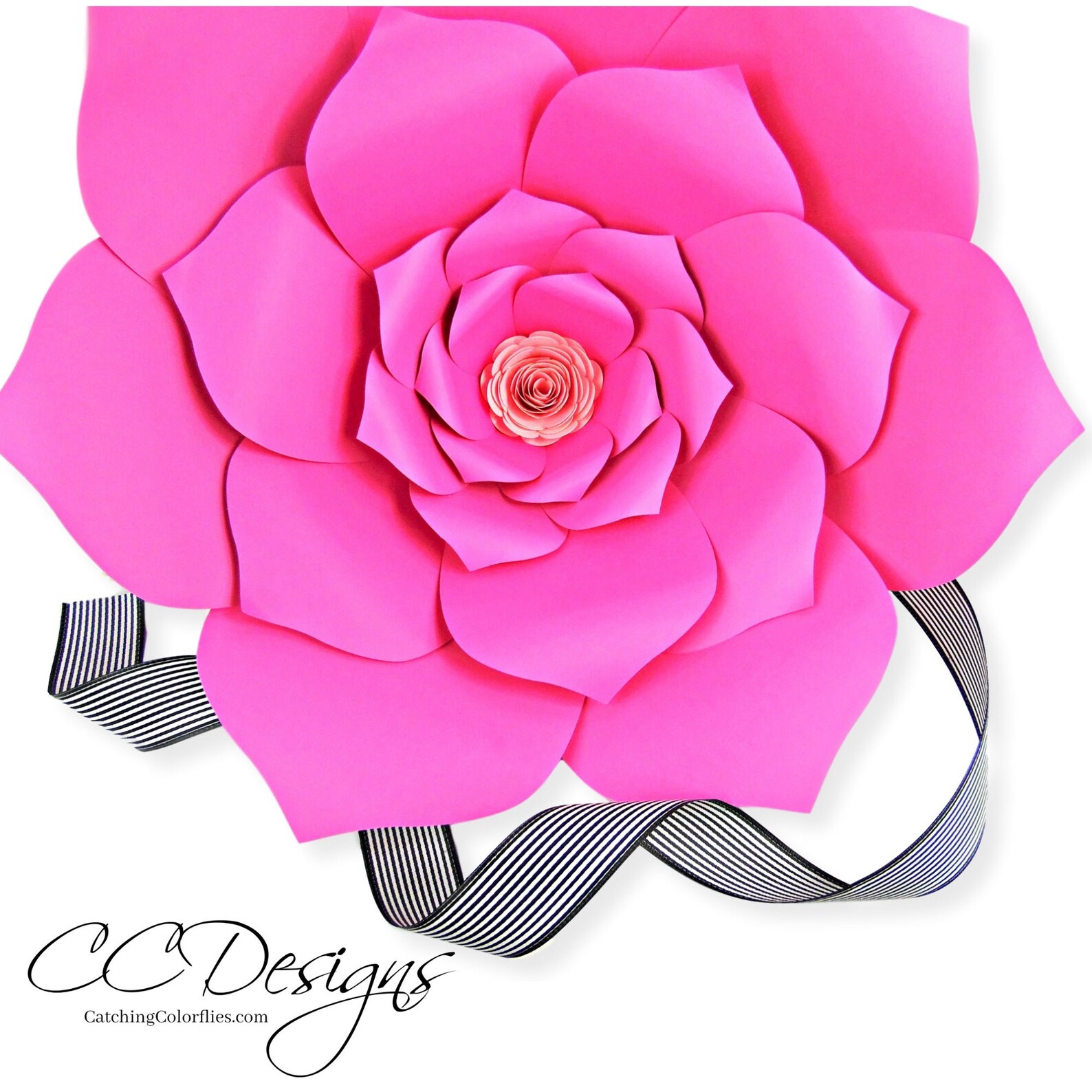 DIY Giant Flower Templates, DIY Large Paper Flower Kit, SVG Cutting ...
