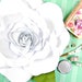 DIY Giant Paper Rose Pattern Templates and Tutorials, Garden Birthday ...