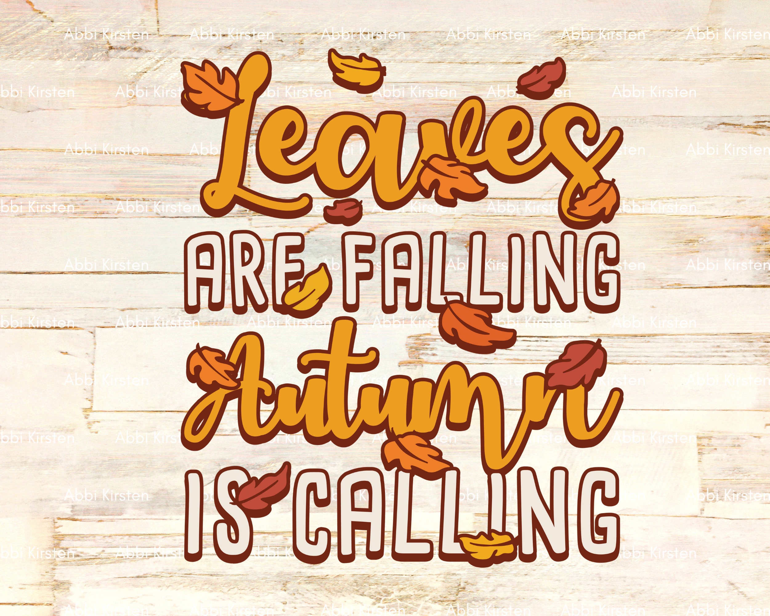 Leaves Are Falling Autumn is Calling SVG Cut Files Fall - Etsy