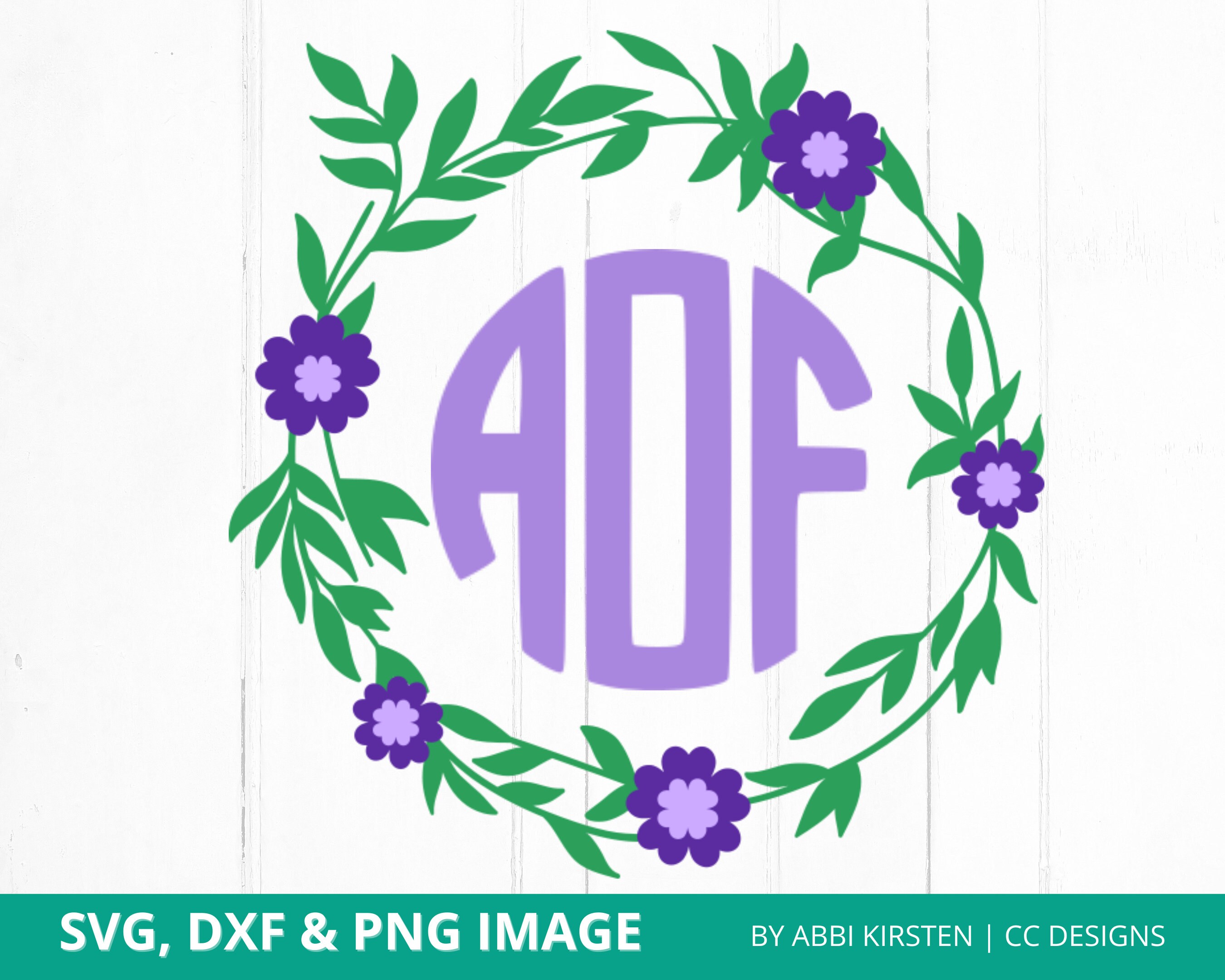 Floral Wreath SVG Bundle Laurel Wreath SVG Cut Files Floral | Etsy