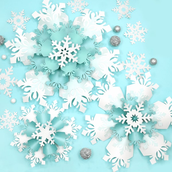 Snowflakes Svg - Etsy