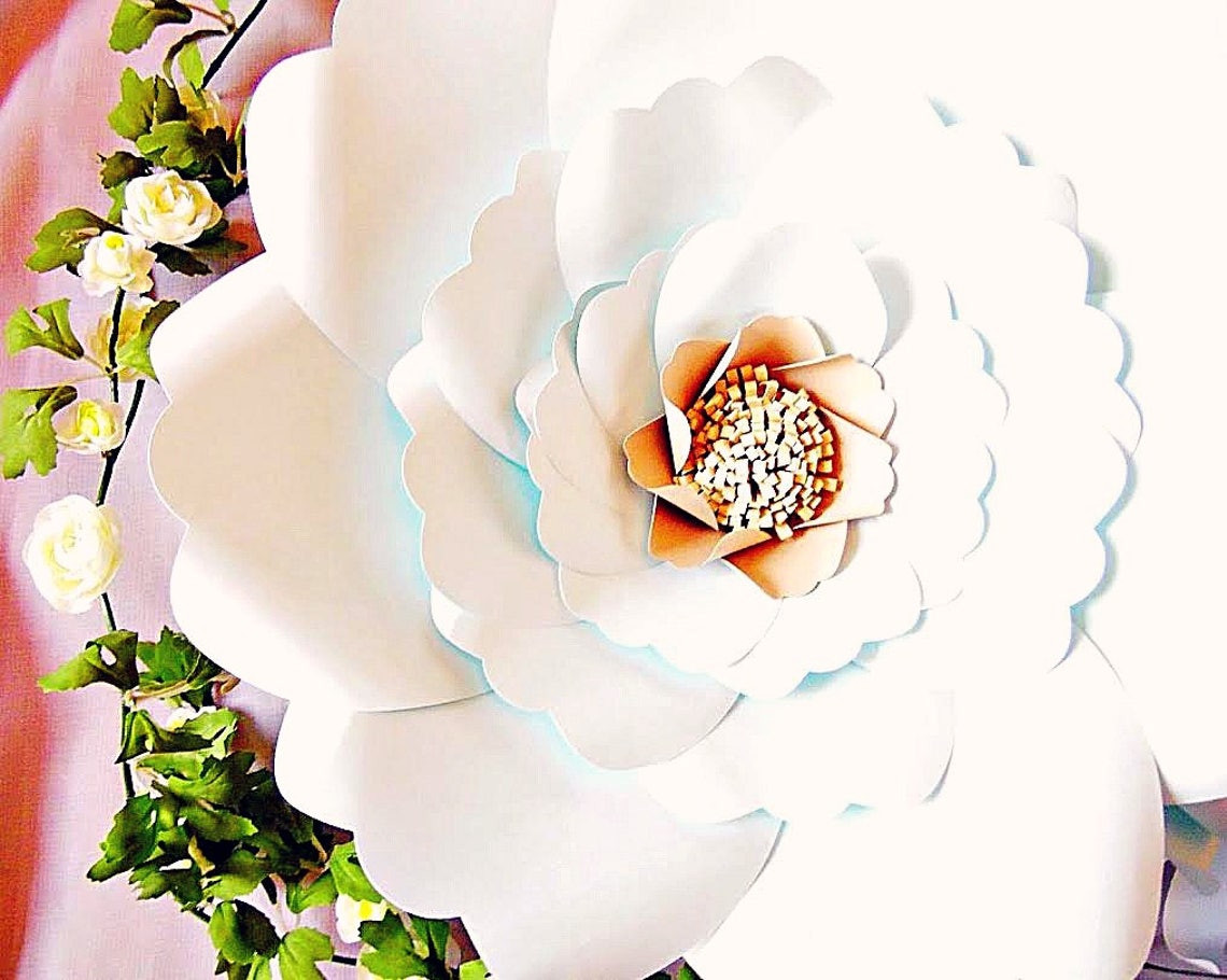 Giant Paper Flower Backdrop Templates DIY Paper Flowers DIY - Etsy