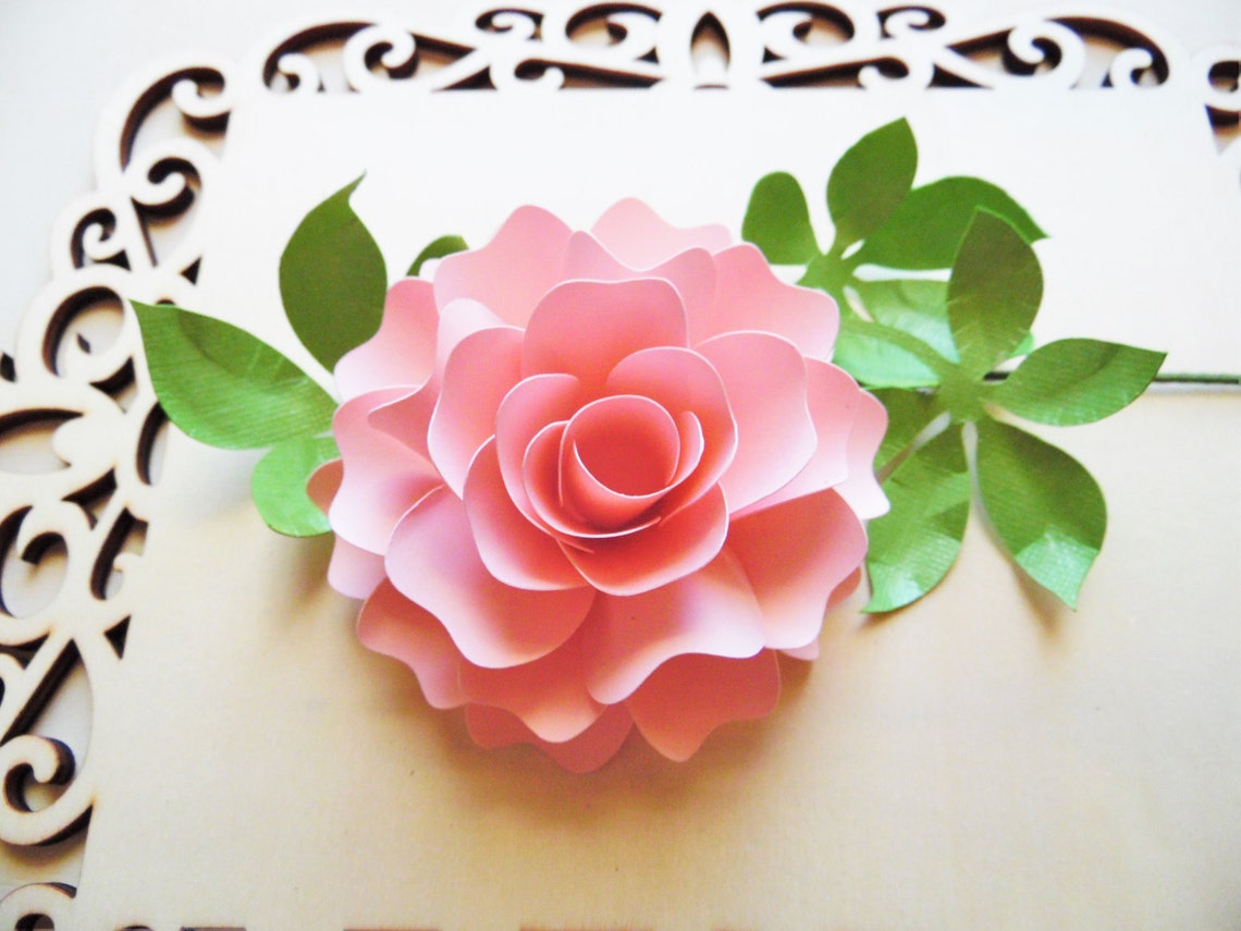 Printable Paper Rose Templates DIY Paper Flowers Printable - Etsy