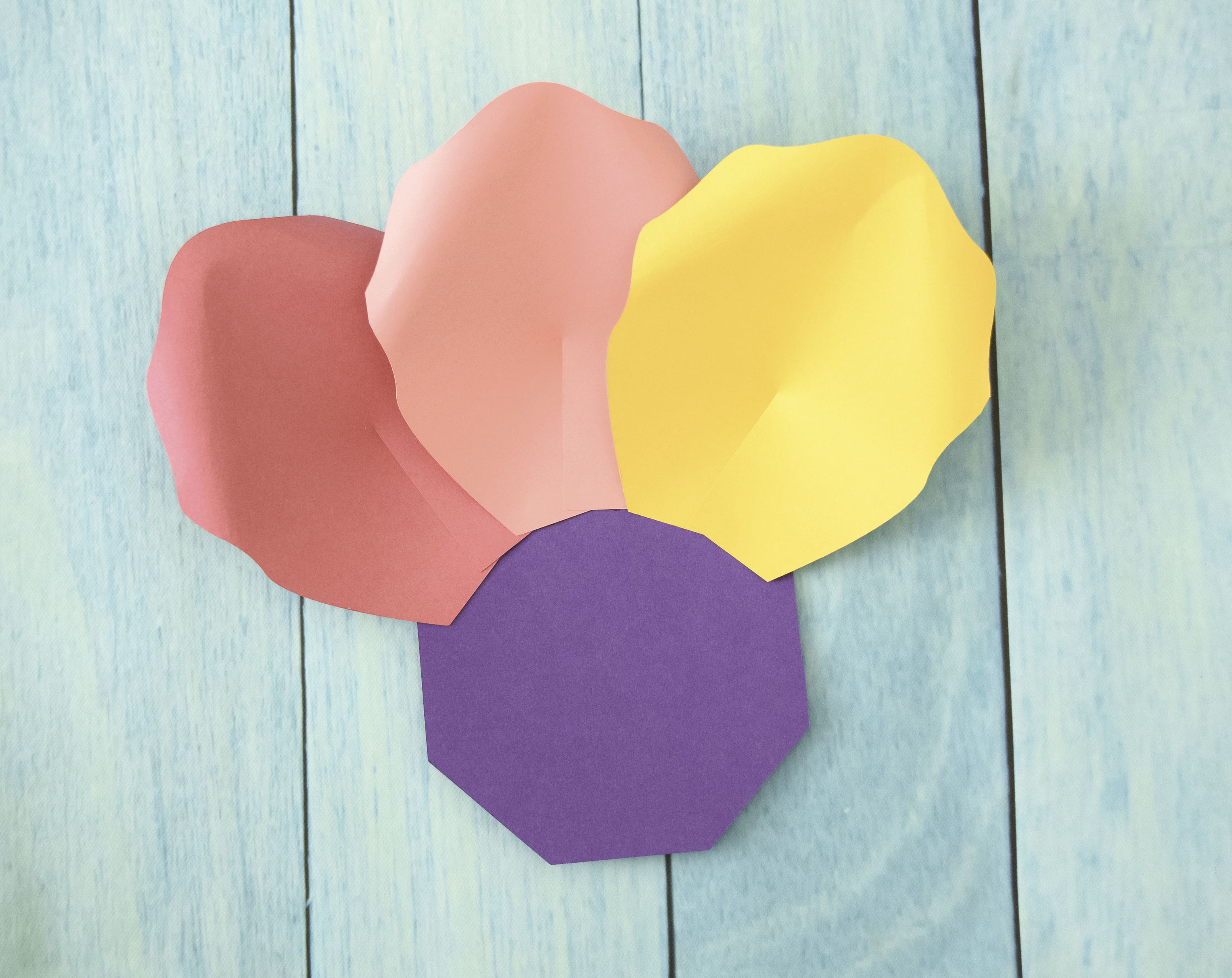 Bases for Large Paper Flowers, Base Template for Giant Paper Flowers ...