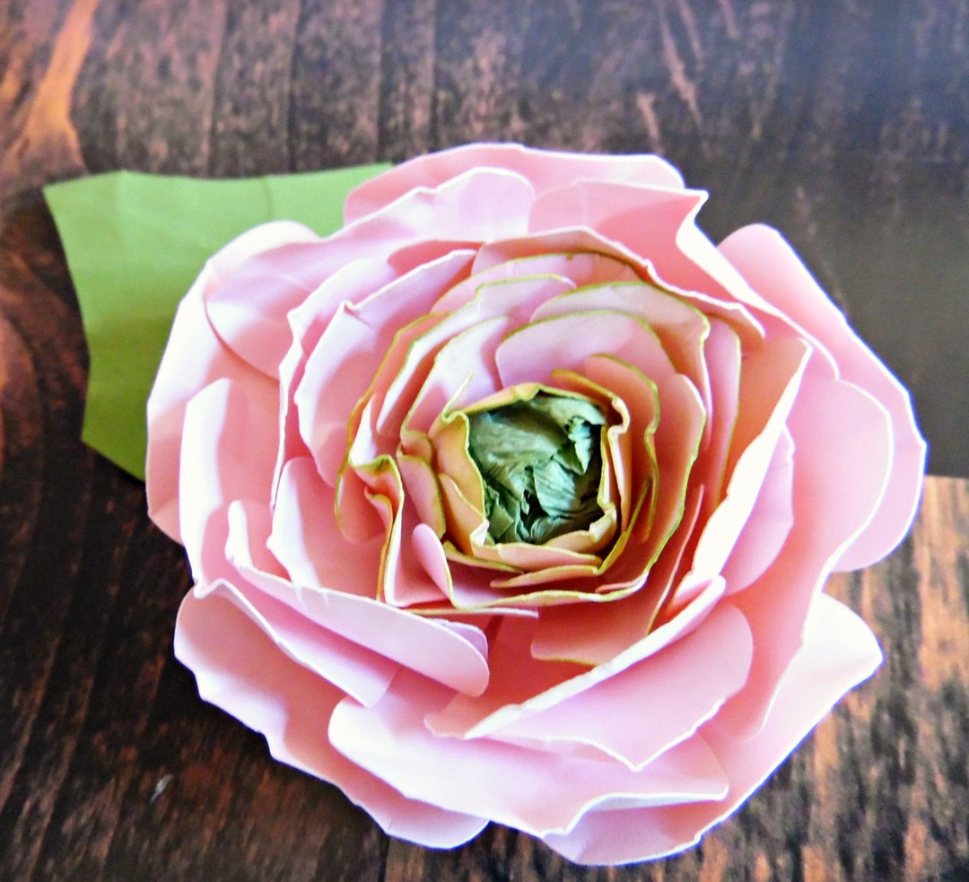 Ranunculus Paper Flower Template, Small Paper Flower Templates ...