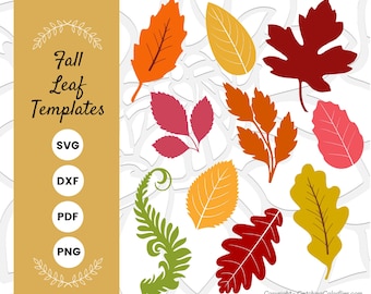 Autumn Leaves SVG, DXF, PNG - Etsy