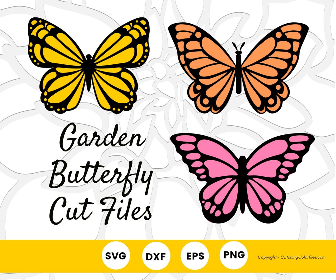Monarch Butterfly Templates, Butterfly SVG Cut Files, DIY Paper ...