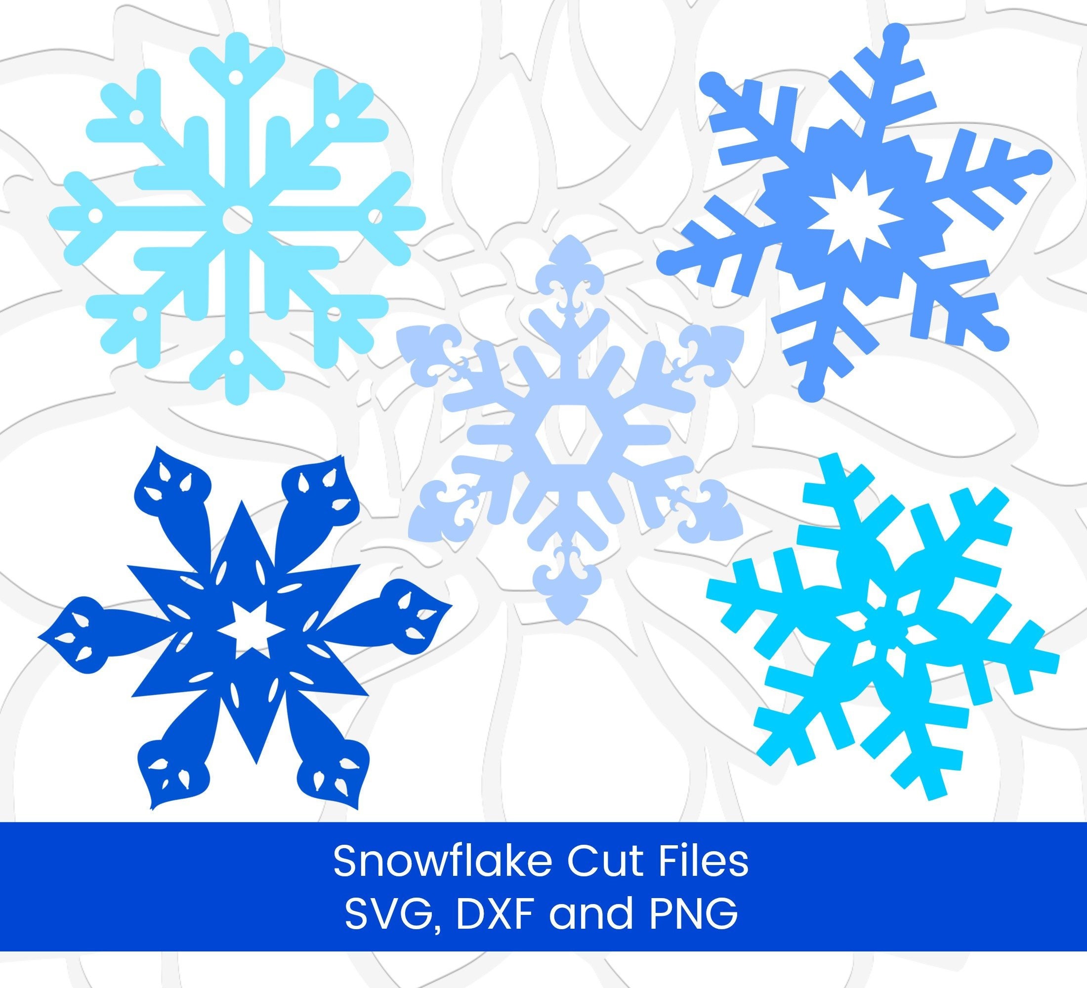 Christmas Snowflake SVG Cut Files Winter Snowflake SVG Files | Etsy