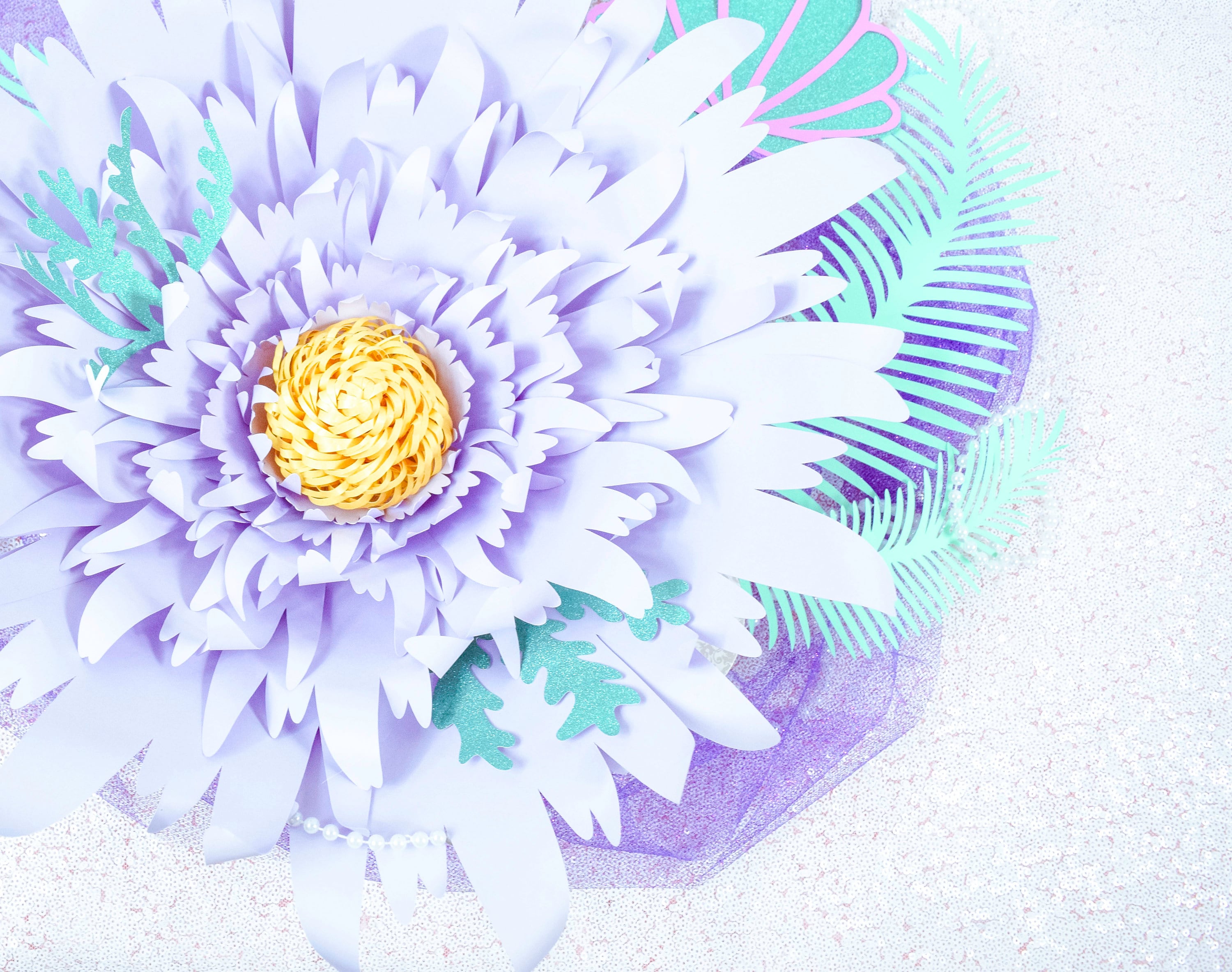 Large Paper Flowers Tropical Hawaiian Style Flowers Giant | Etsy