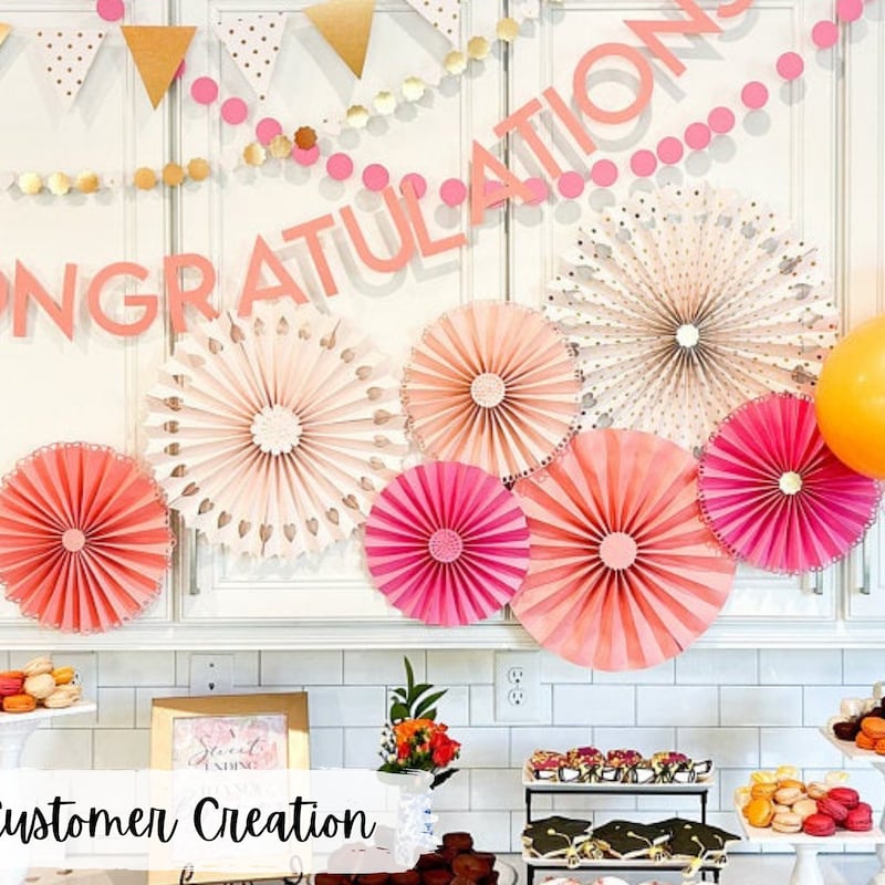 Rosette Backdrop - Etsy