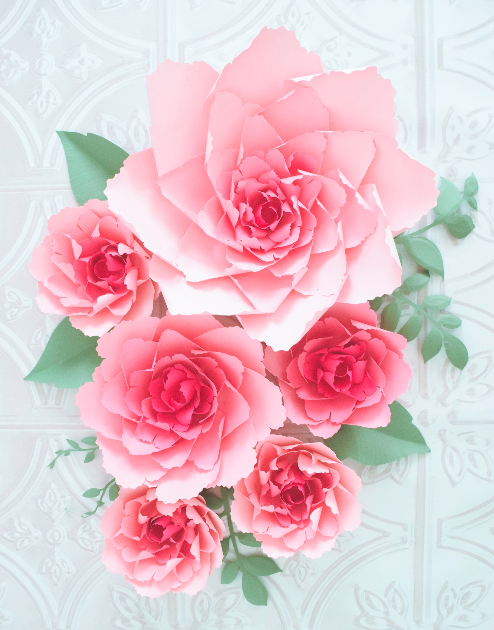 Giant Paper Peony Flower Templates & Tutorials, Paper Peony Flower ...