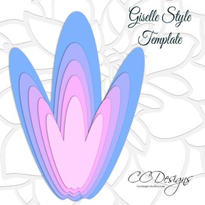 Easy Large Paper Flower Patterns, Printable Giant Flower Templates ...