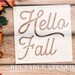 Hello Fall STENCIL | Reusable DIY Craft Stencil | Multiple Sizes - Etsy