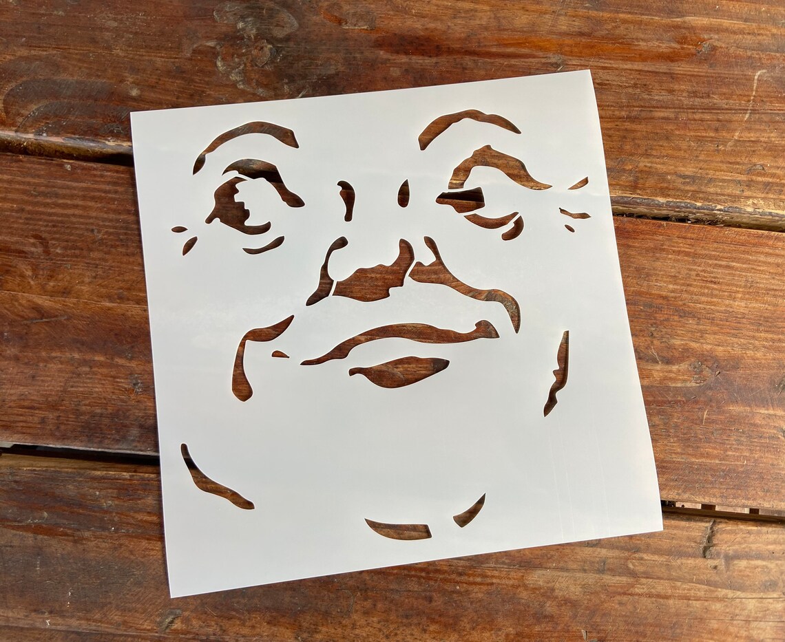 Man in the Moon Vintage Face STENCIL a Reusable DIY Craft - Etsy