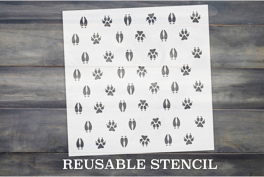 Animal Print Pattern STENCIL | Laser Cut | Reusable | Prints Pattern ...