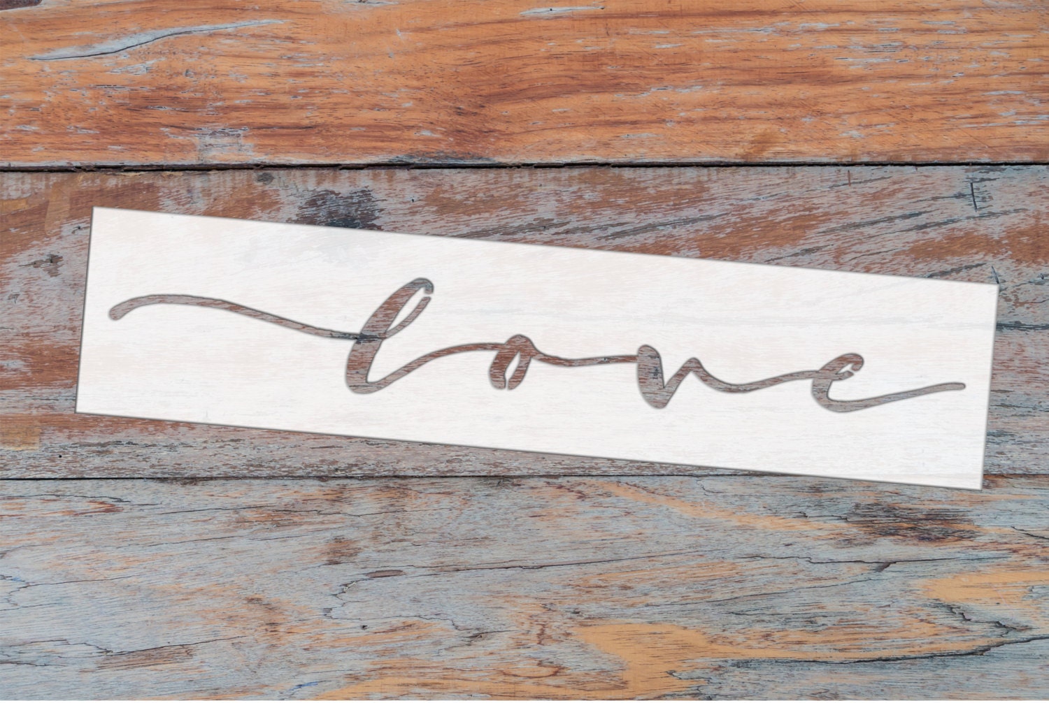 Love Stencil a Reusable Laser Cut DIY Craft Stencil Available in Many ...
