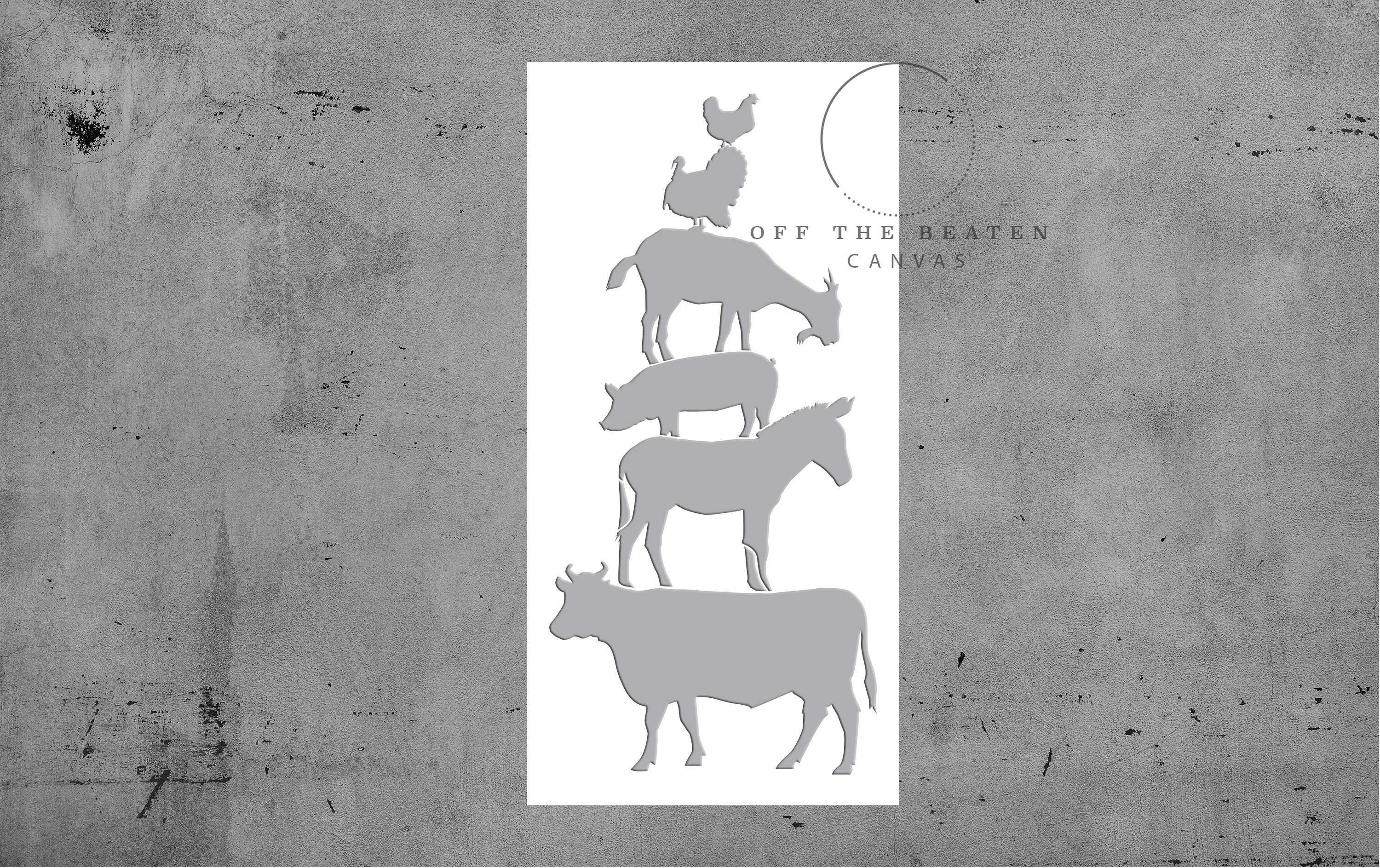 Farm Animal Stack STENCIL Laser Cut Reusable - Etsy