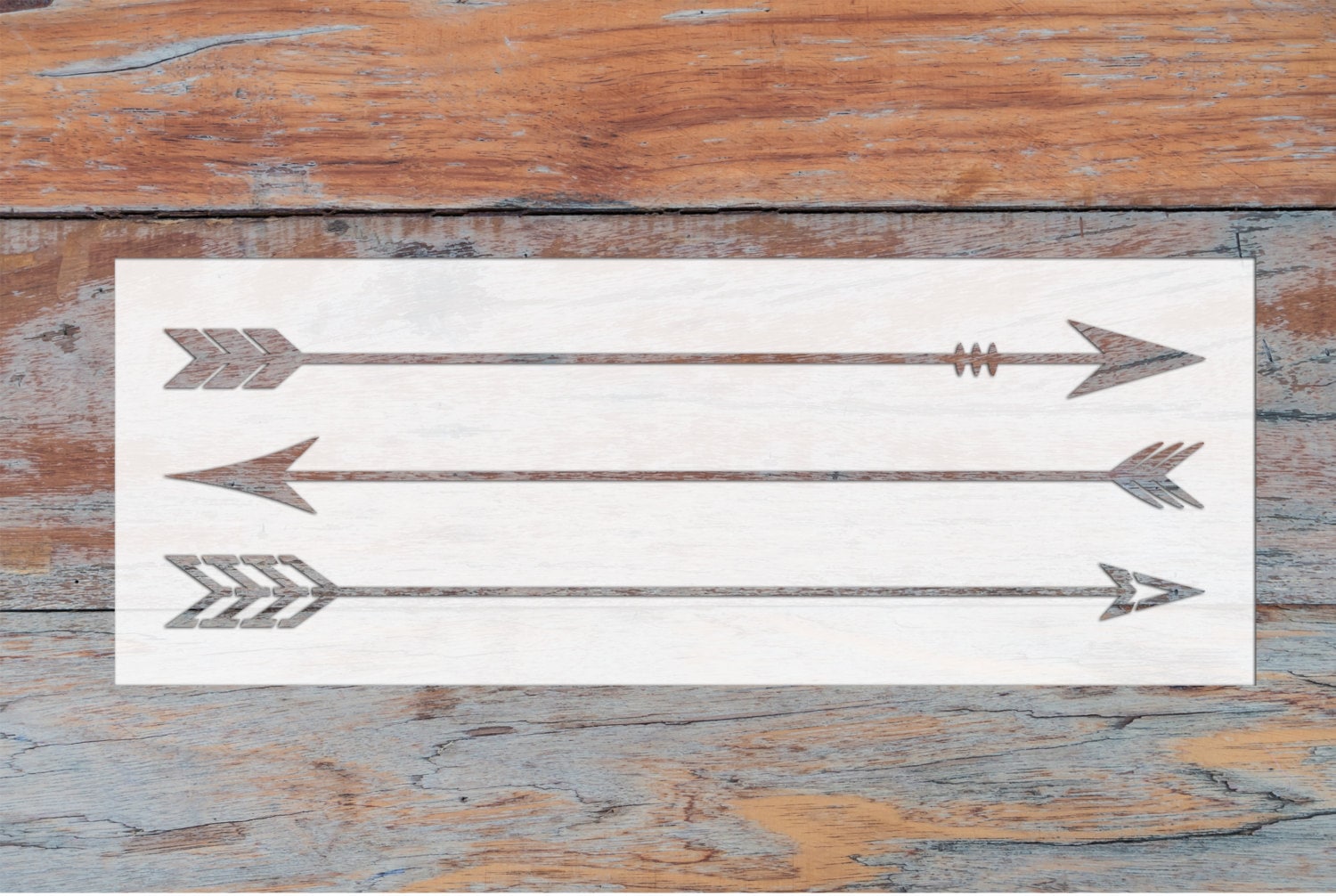 Long Arrow Stencils - Set of 3 Arrows | Laser Cut - Etsy