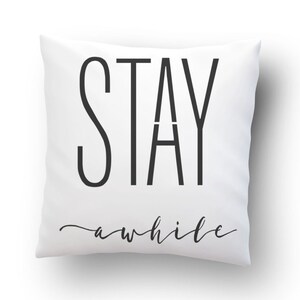Stay Awhile Stencil | Laser Cut || - Etsy