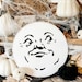 Man in the Moon Vintage Face STENCIL a Reusable DIY Craft Stencil for ...