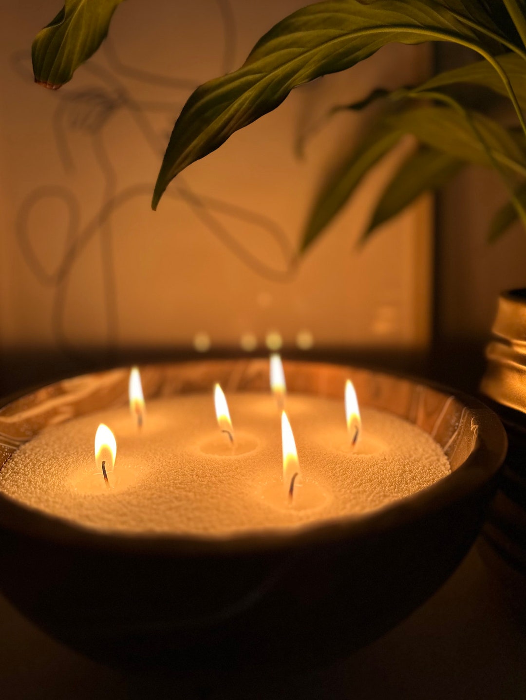 1lb Palm Wax Candle Beads – Natural Unscented Sand Wax, 50 Wicks - Etsy