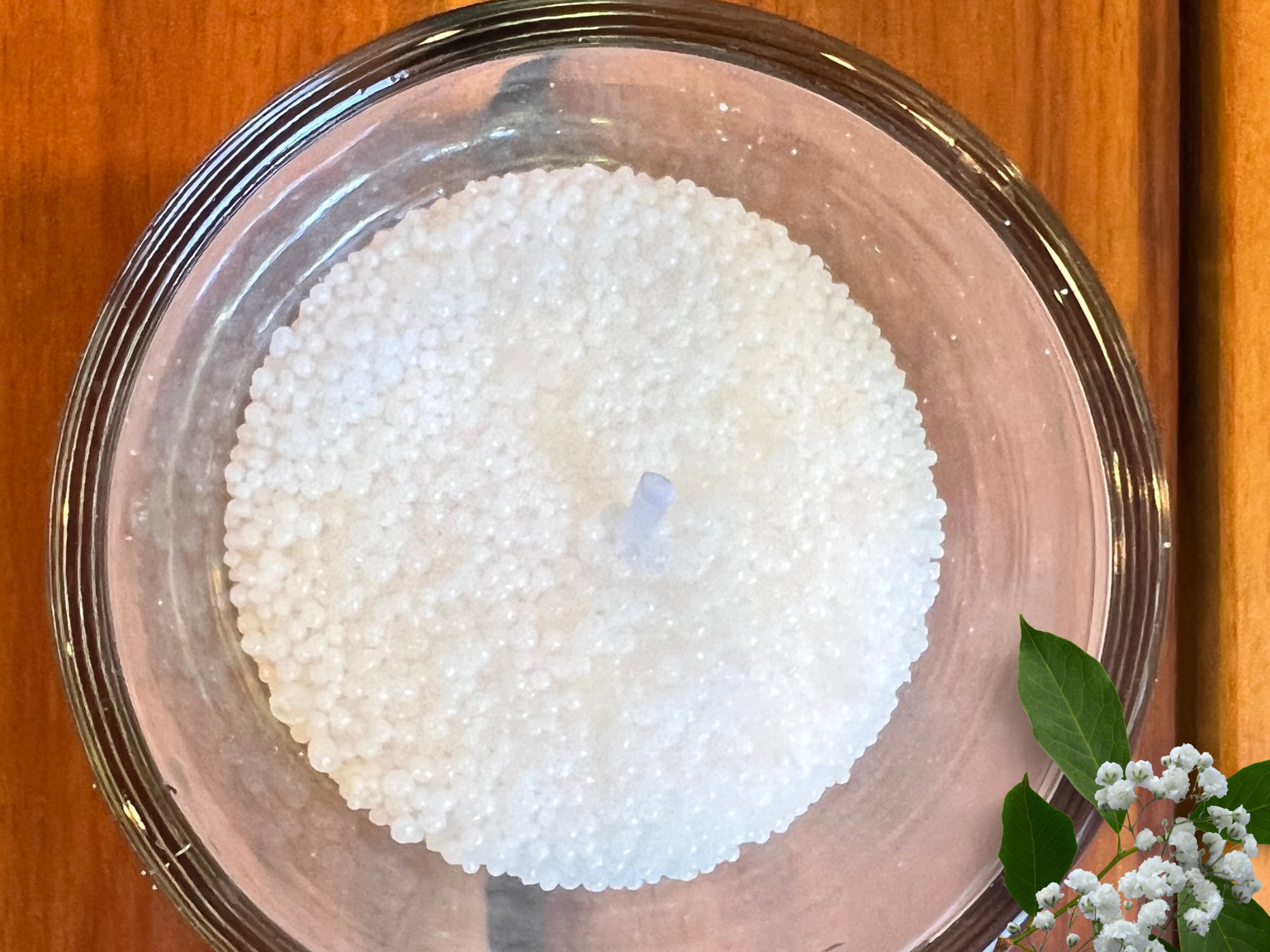 1lb Palm Wax Candle Beads – Natural Unscented Sand Wax, 50 Wicks - Etsy