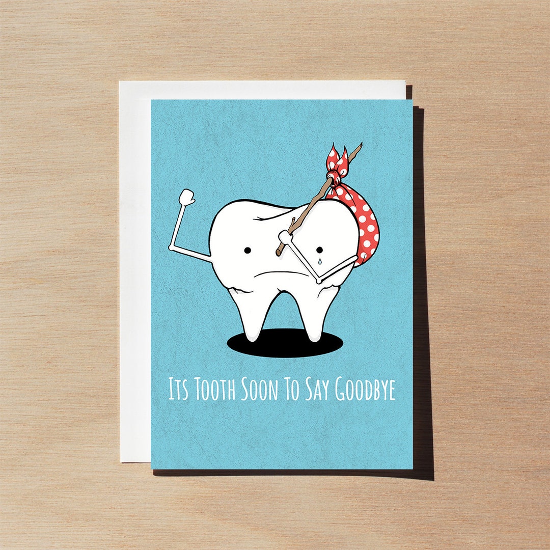 Its Tooth Soon to Say Goodbye Greeting Card Tooth Fairy Gift - Etsy