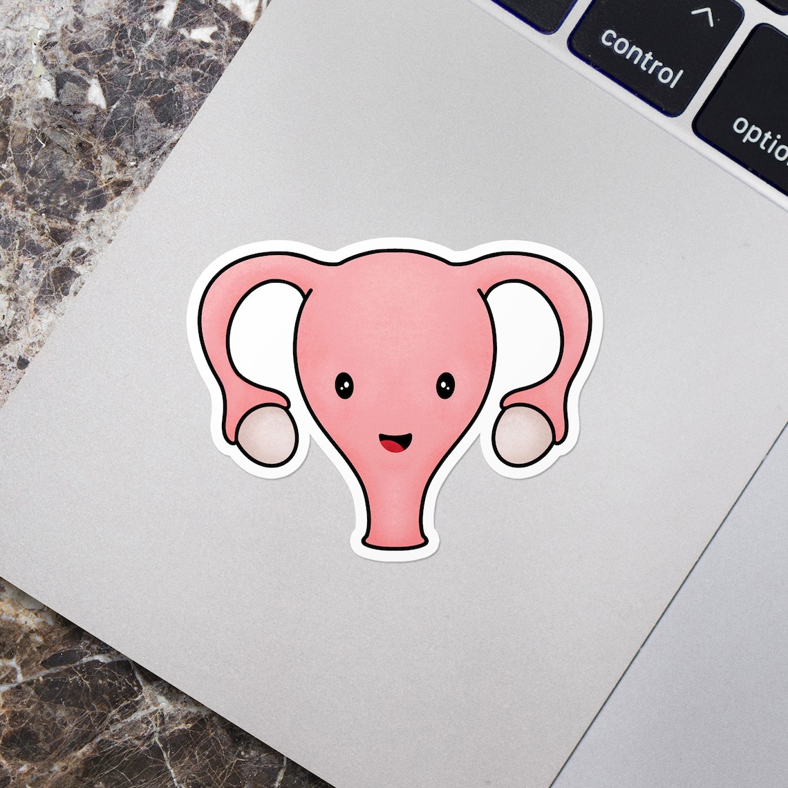 Cute Happy Uterus sticker uterus vinyl matte decal stickers | Etsy