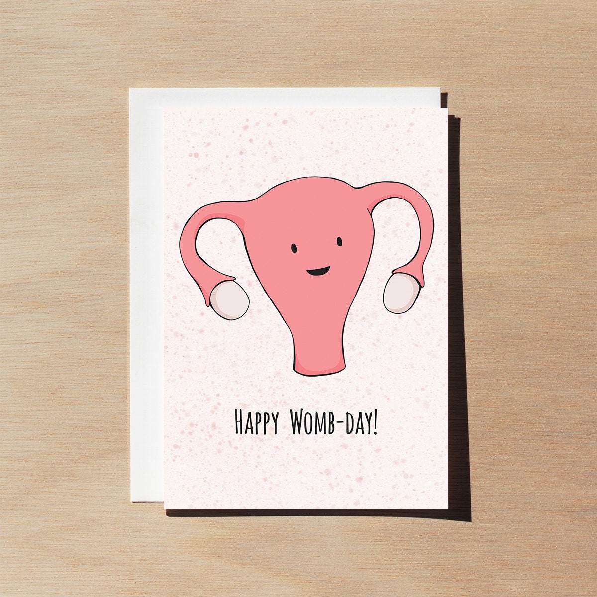 Happy Womb Day Uterus Greeting Card Unique Birthday Card - Etsy