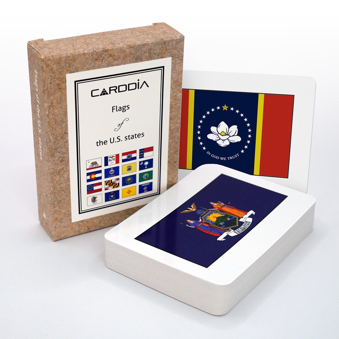 Flags of the U.S. States Educational Flashcards - Etsy