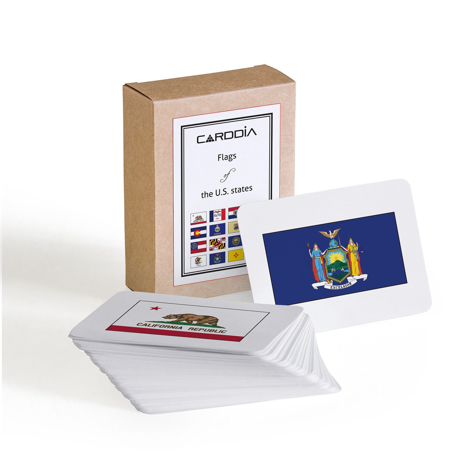 Flags of the U.S. States Flash Cards 2023 Edition - Etsy