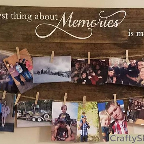 Making Memories Photo Display Board | Etsy