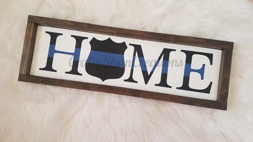 Police Home Sign - Etsy