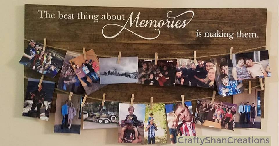 Making Memories Photo Display Board | Etsy
