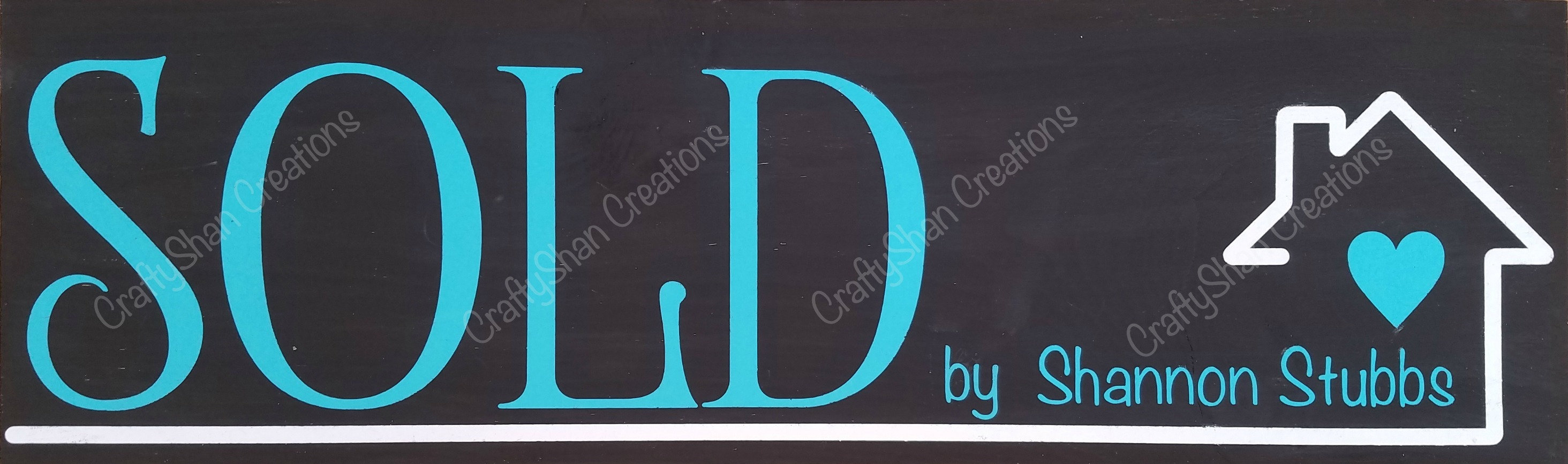 Real Estate Wood Sold Sign - Etsy