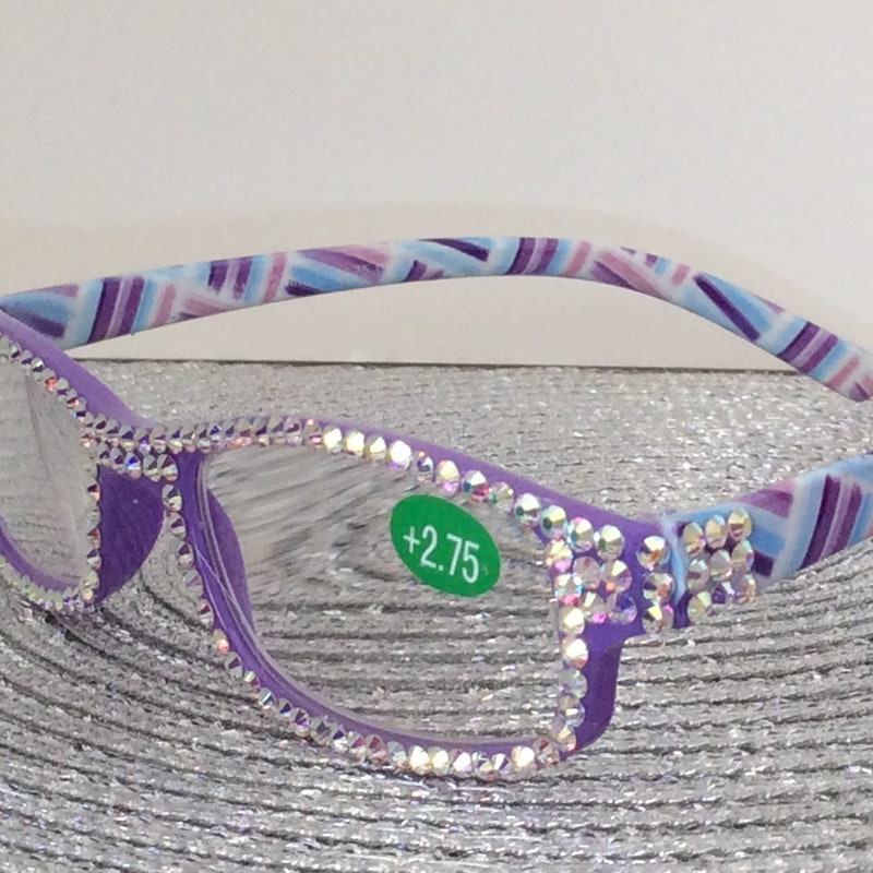 Rhinestone Readers - Etsy