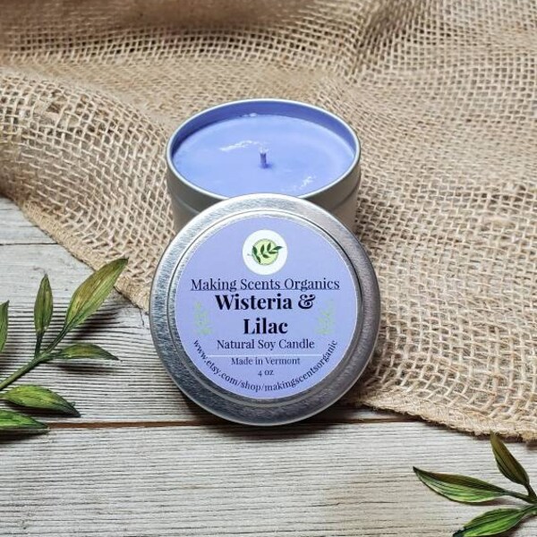 Organic Soy Candles - Etsy